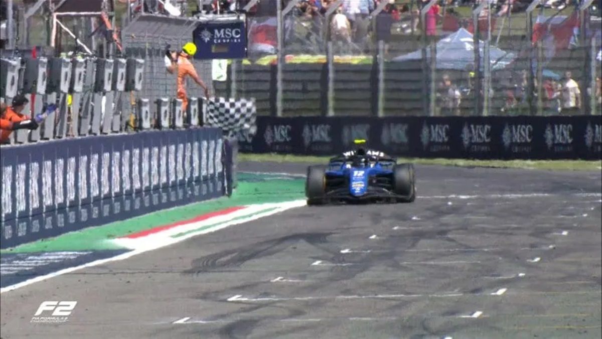 El argentino Franco Colapinto hizo historia al ganar en la F2 en Imola