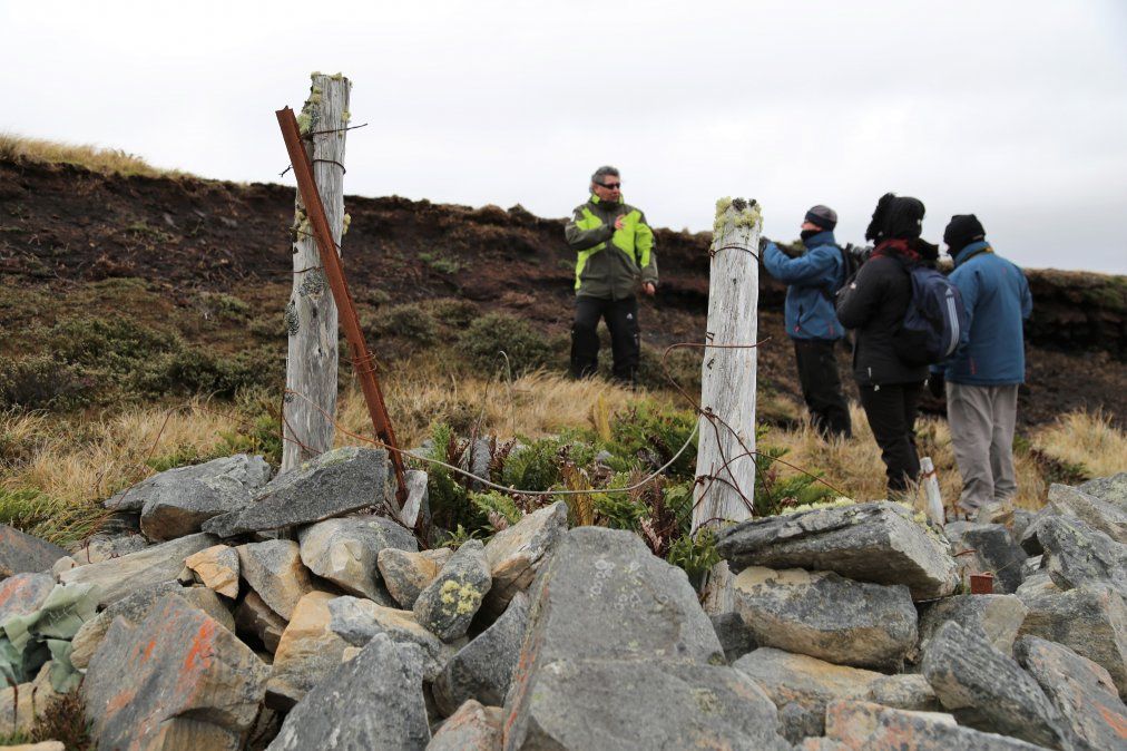 Los ex combatientes se reencontraron con sus recuerdos en Monte Longdon
