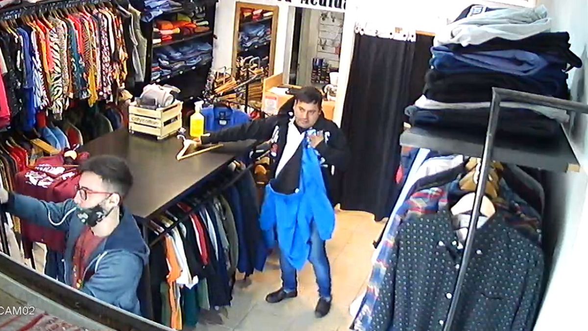 Video Robó Ropa En Un Comercio Y Fue Captado Por La Cámara De Seguridad