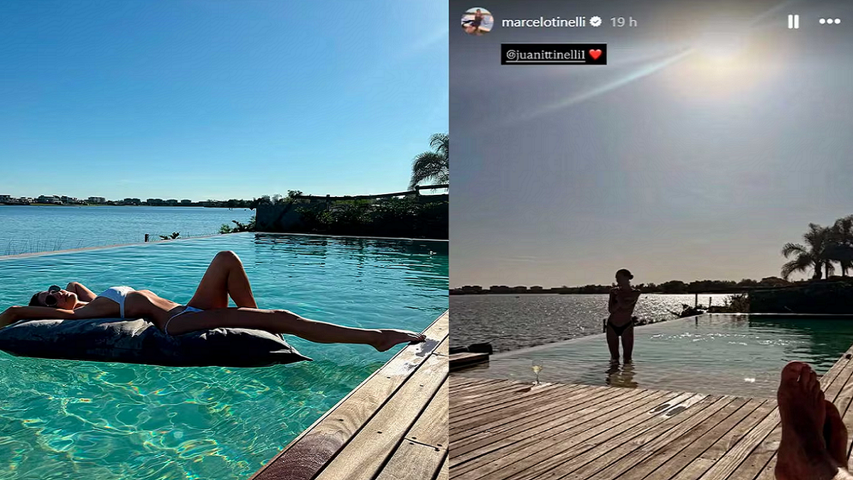 Las vacaciones low cost de Tinelli con casa alquilada a una famosa