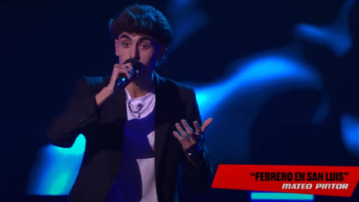 Mateo Pintor, el tercer sanjuanino en ingresar a La Voz Argentina