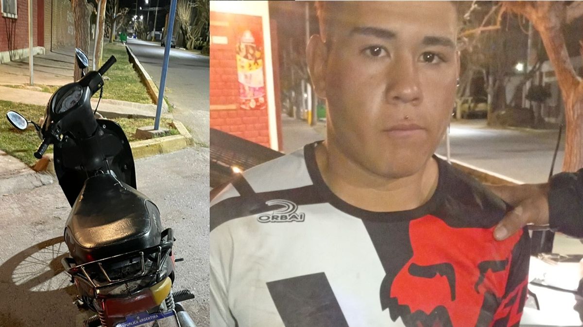 Intentó robar una moto estacionada y fue detenido