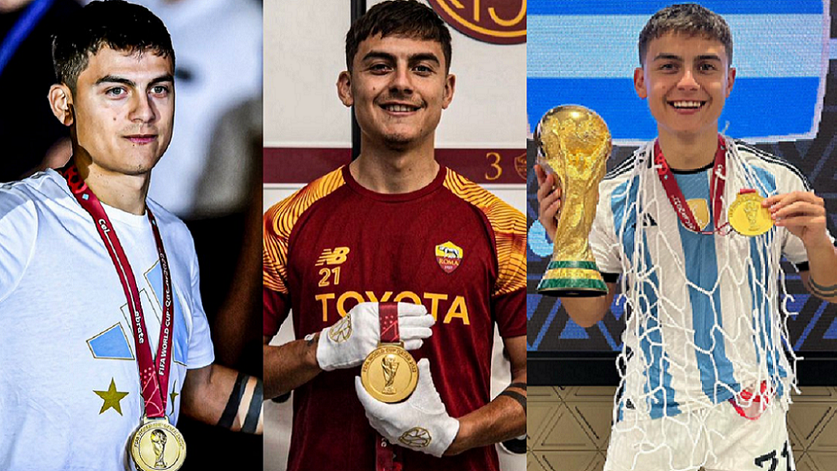Dybala guardó su medalla en el Archivo Histórico de la Roma