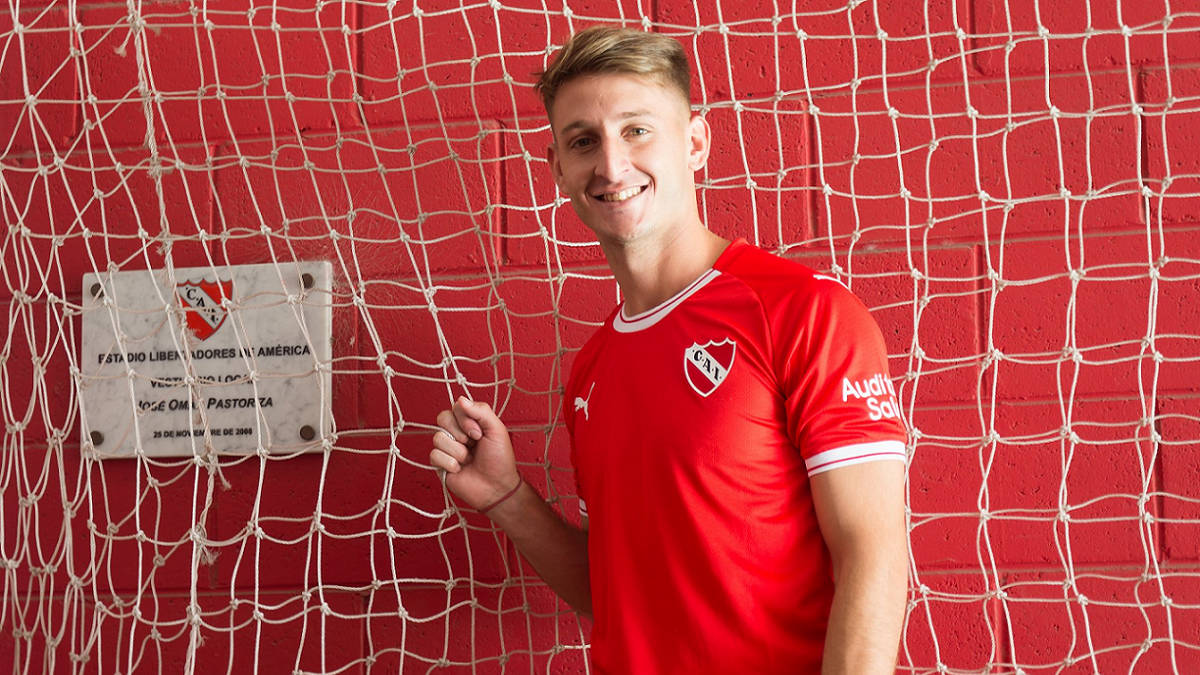 Matías Giménez se puso por primera vez la de Independiente