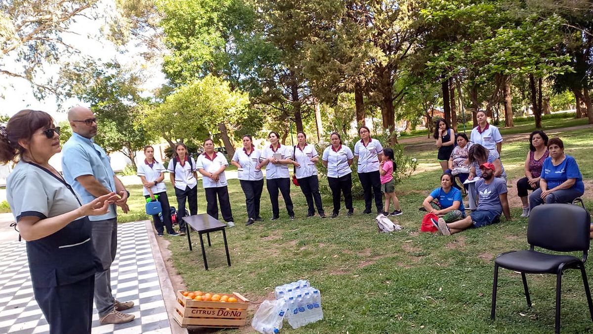 Health brought the medicine to patients from Calingasta and Barreal ...