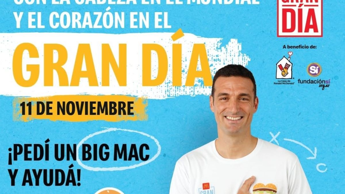 McDonalds inicia una vez más su campaña solidaria Gran Día