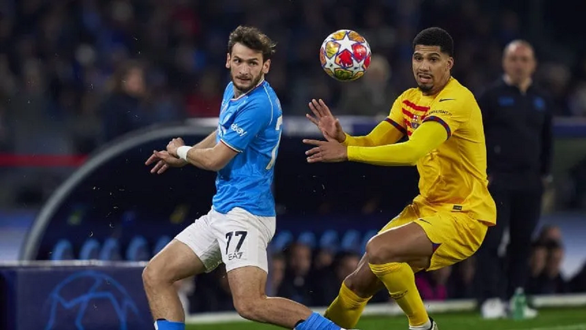 Barcelona y Napoli, el destacado en la Champions League