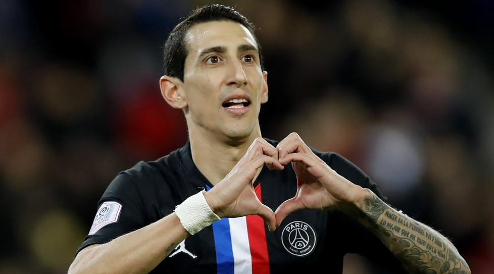 Di María fue elegido en el equipo ideal de la Champions League 2019/20